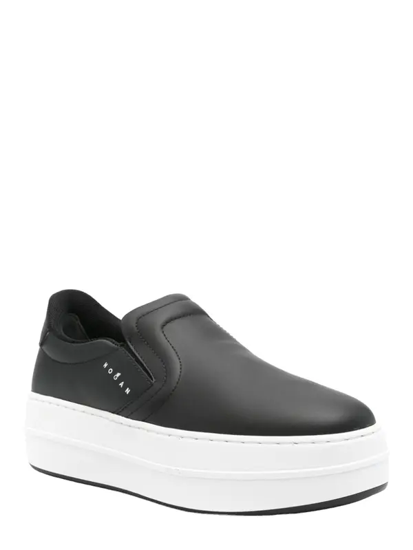 Hogan Slip-on Sneakers - Black