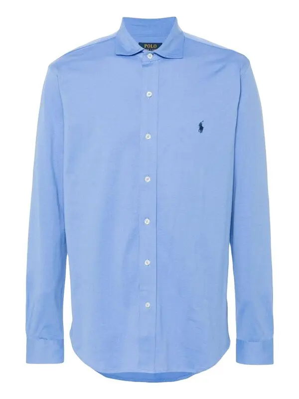Polo Ralph Lauren Polo Pony-embroidered Cotton Shirt - Blue
