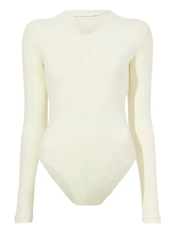 Proenza Schouler White Label Delaney Bodysuit - Yellow