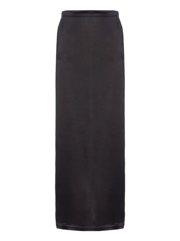 Pinko Rear-slit Maxi Skirt - Black