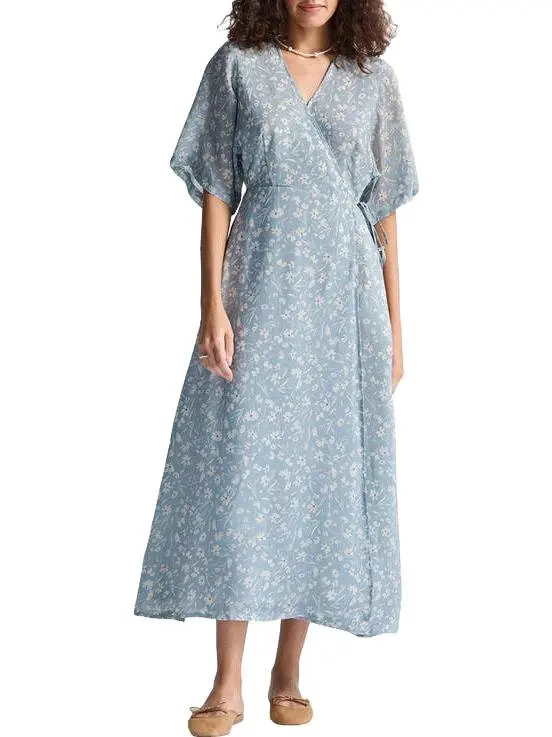 REISTOR Maxi Wrap Dress - Floral Poetry