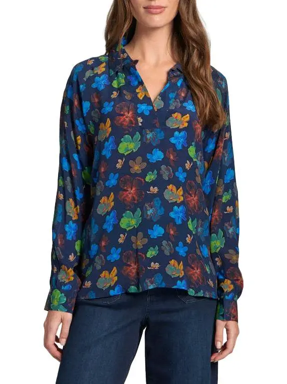 APNY Patterned Long-sleeve Shirt - Blue