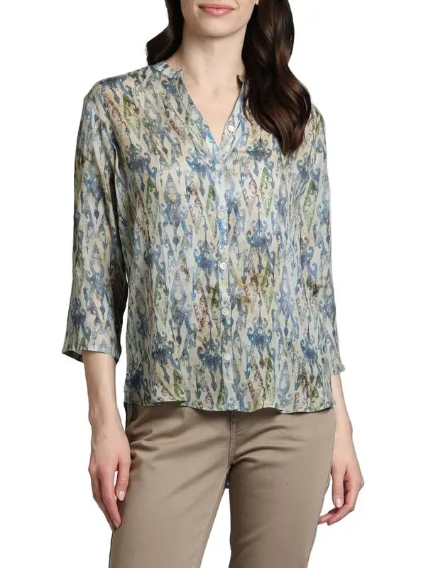 APNY Abstract Print Shirt - Beige Multi