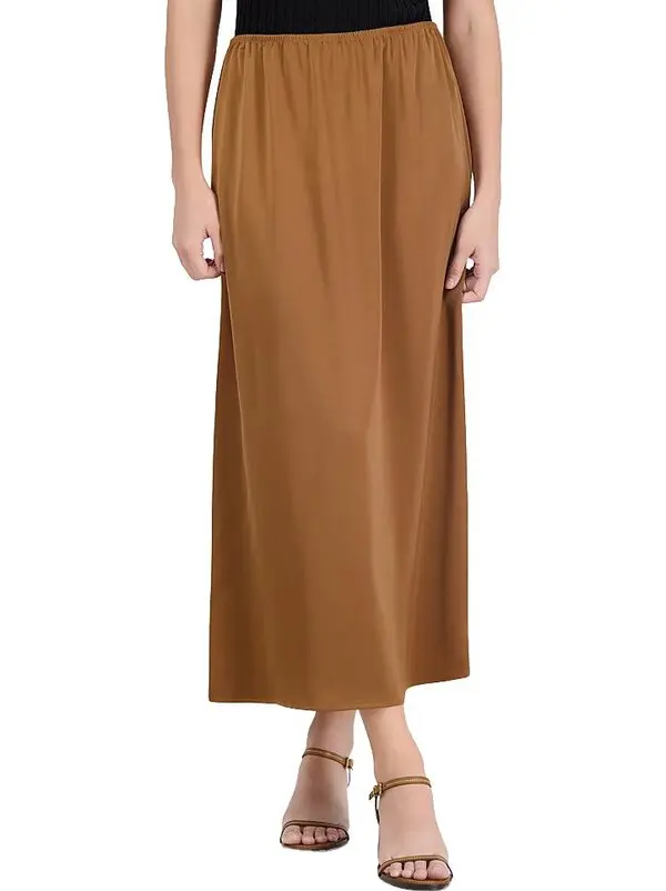 POINT Satin Maxi Skirt - Nutshell
