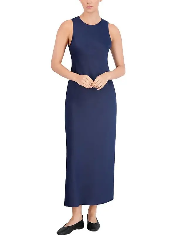 POINT Column Dress - Navy
