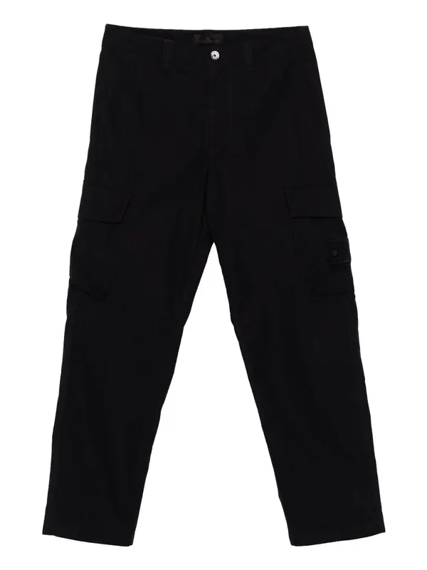 Stone Island Compass Badge Cargo Trousers - Black