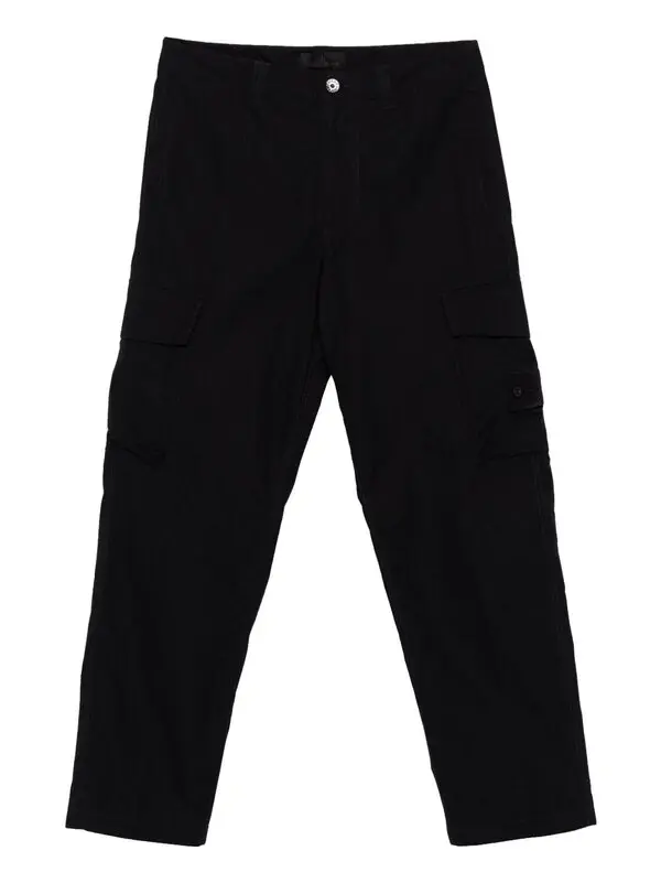 Stone Island Compass Badge Cargo Trousers - Black