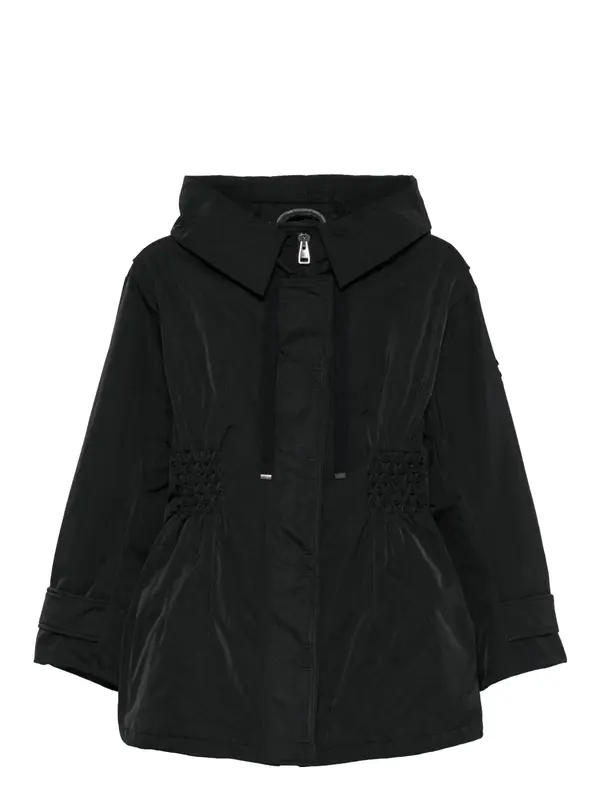 Ermanno Scervino Logo-embroidered Padded Jacket - Black