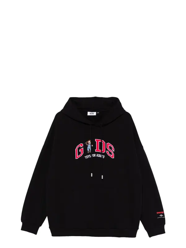 Gcds Chucky Lounge Hoodie - Black