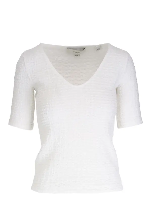 Vince Textured T-shirt - White