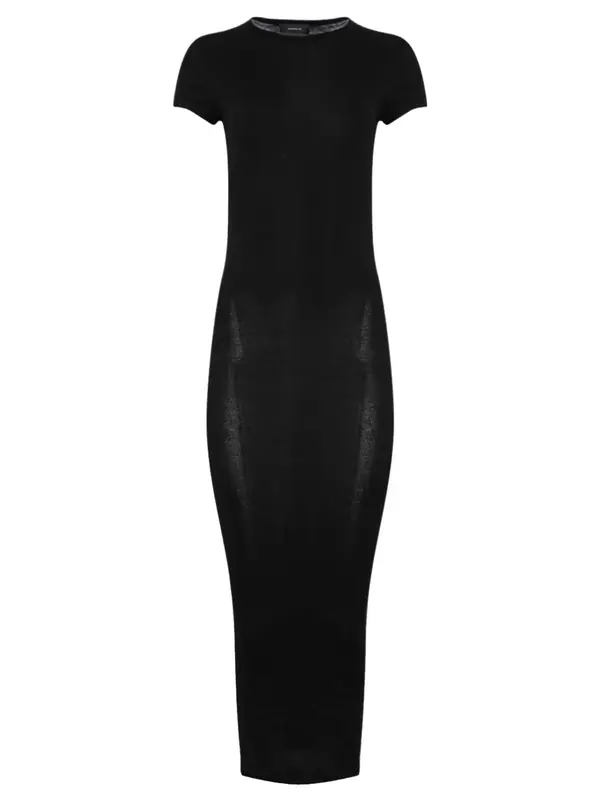 Wardrobe.NYC Cap-sleeve Long Dress - Black