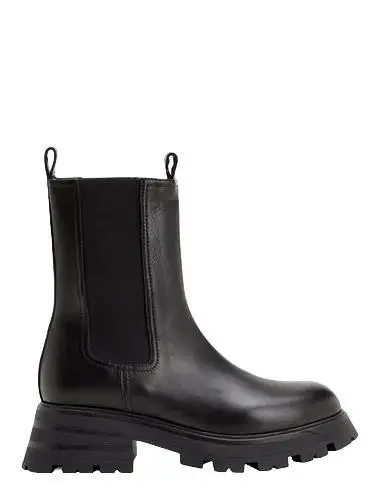 8 BY YOOX Calfskin Chunky Chelsea Boots - Black