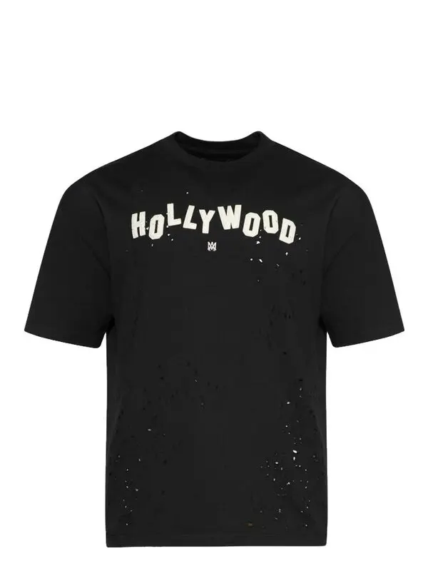 Amiri Hollywood Shotgun Tee - Black