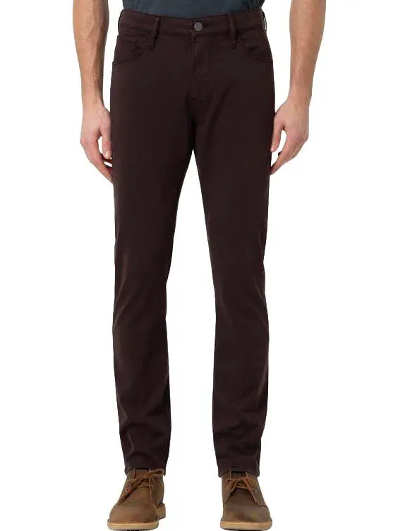 34 Heritage Charisma Relaxed Fit Stretch Twill Pants - Burgundy Twill