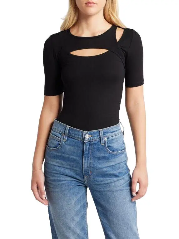 MARCELLA Bowen Asymmetric Top - Black