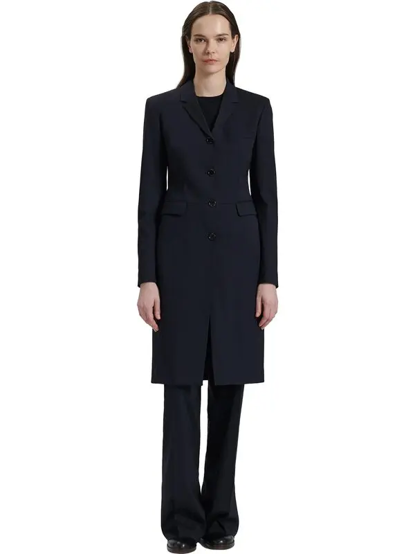 Veronica De Piante Manon Coat - Navy