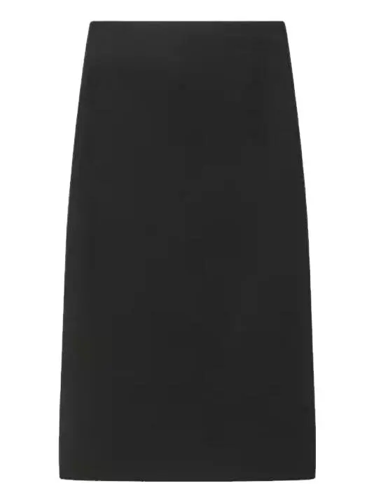 Veronica De Piante Daphne Skirt In Merino Wool - Black