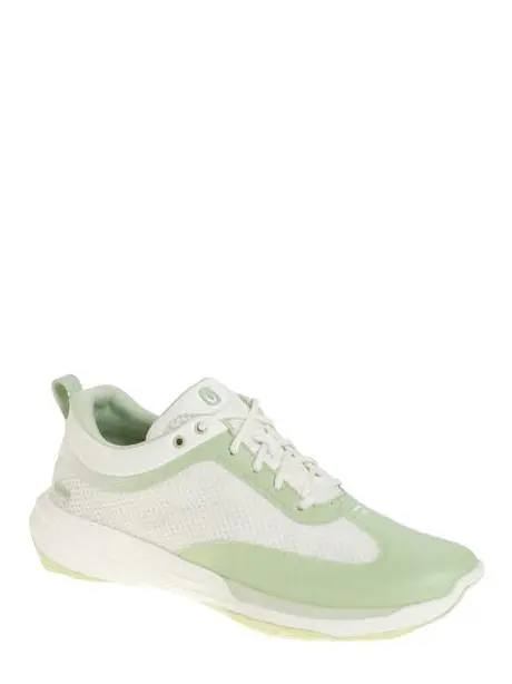 Olukai Mākena Golf Sneakers - Bright White / Mint