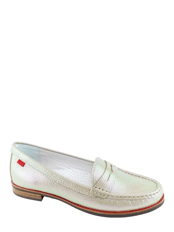 MARC JOSEPH NEW YORK East Village Loafer - Opal Glow Grainy