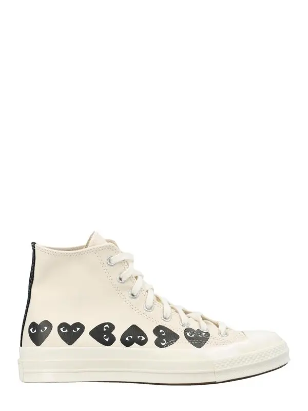 CONVERSE X COMME DES GARONS PLAY High Top Sneakers - White