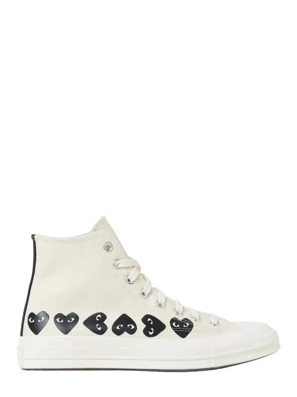 CONVERSE X COMME DES GARONS PLAY High Top Sneakers - White