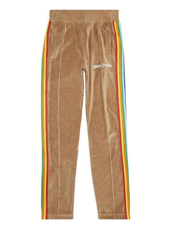 Palm Angels Pa Rainbow Chenille Track Pant - Brown