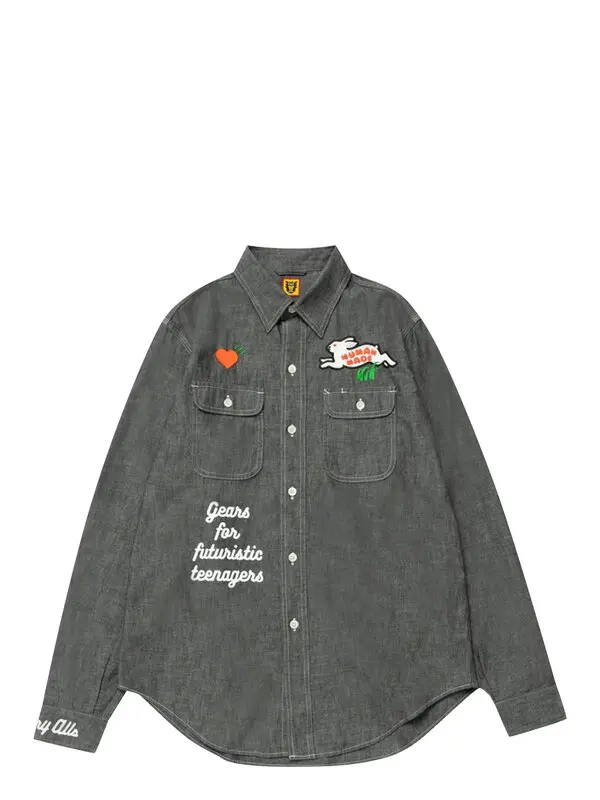 HUMAN MADE Chambray Shirt - Black
