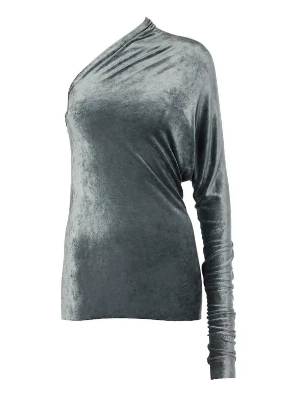 Rick Owens Diana One-shoulder Top - Blue