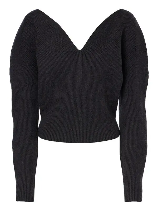 Alaïa Wool-blend Sweater - Black
