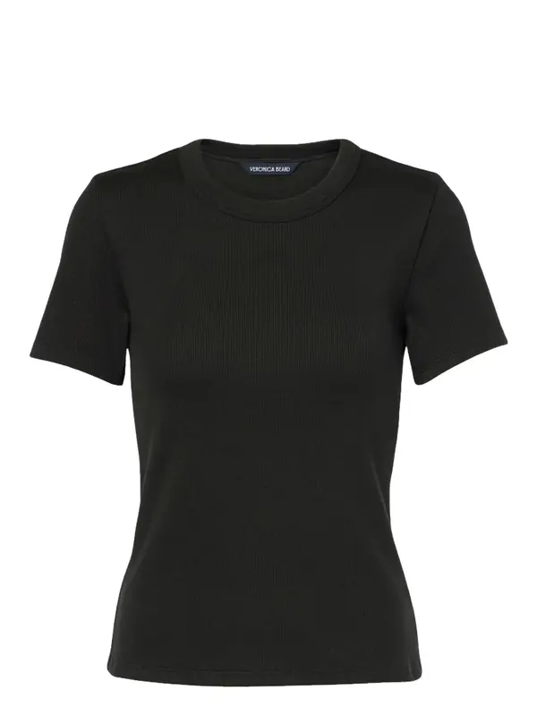 Veronica Beard Pruitt Cotton-blend T-shirt - Black