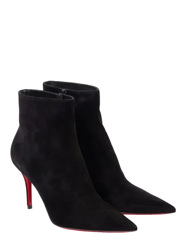 CHRISTIAN LOUBOUTIN So Apostropha 80 Ankle Boots - Black