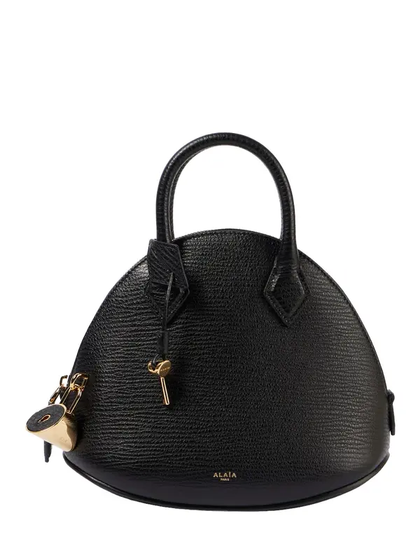 Alaïa Dome 25 Leather Tote Bag - Black