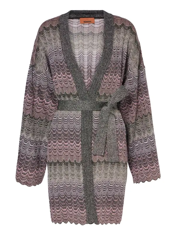 Missoni Zig Zag Metallic Knit Cardigan - Multicoloured