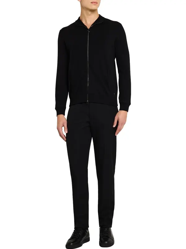 Stefano Ricci Cashmere Full-zip Sweater - Black