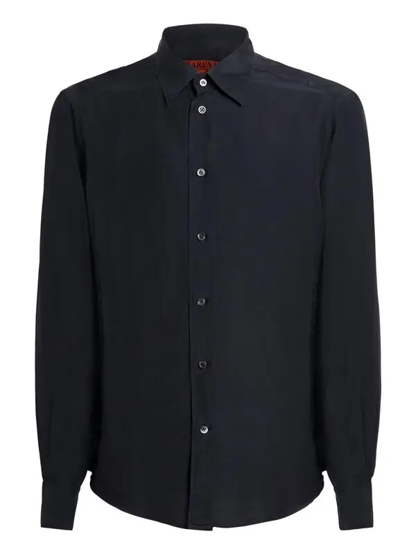 Barena Venezia Silk Shirt - Navy