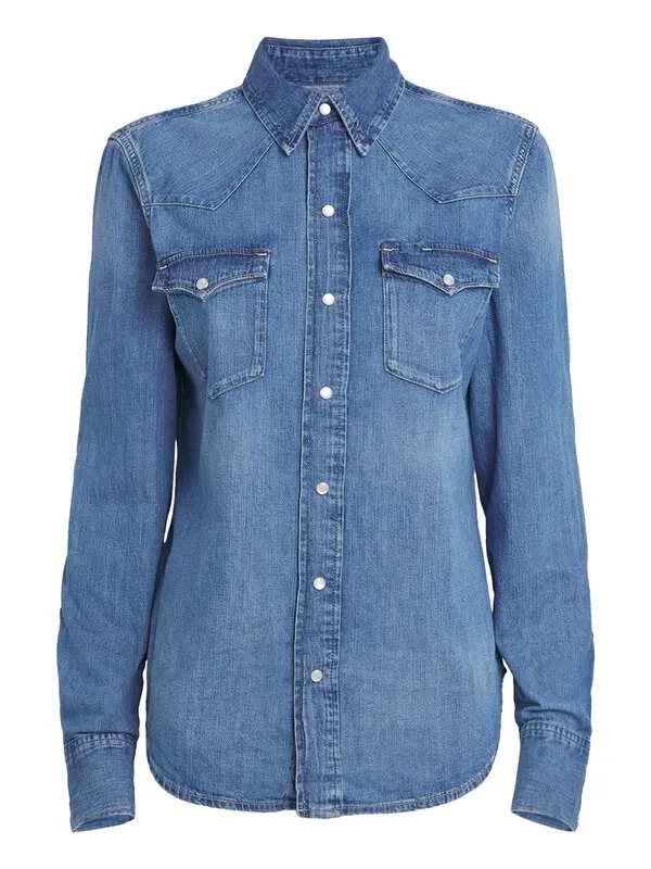 Polo Ralph Lauren Denim Western Shirt - Blue