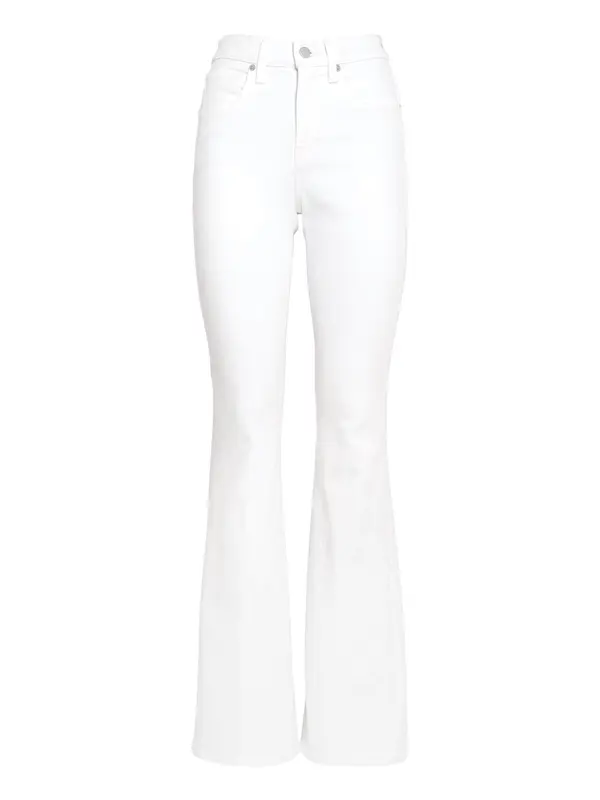 Veronica Beard Beverly High-rise Skinny Flared Jeans - White