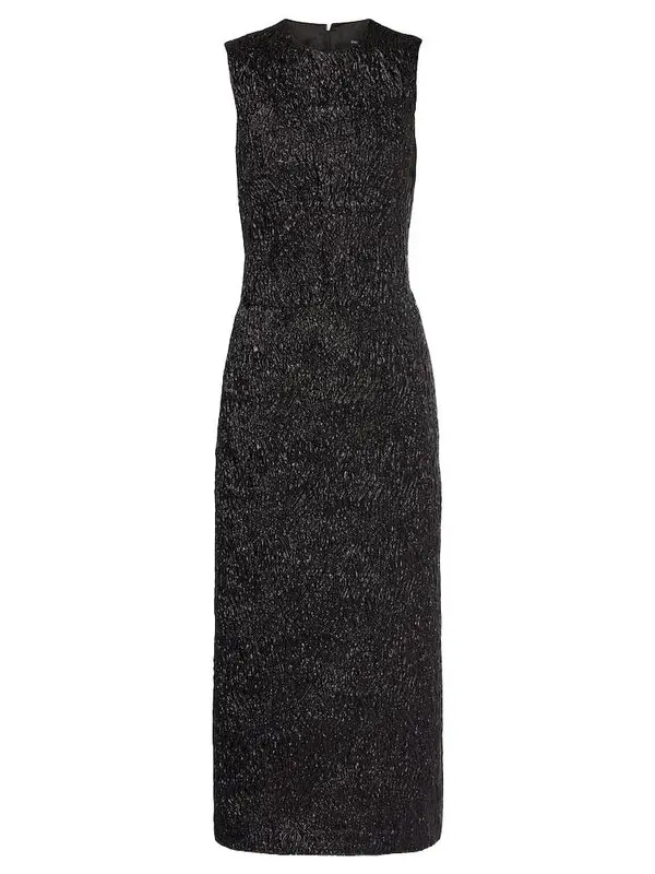 Simone Rocha Cloque Midi Dress - Black