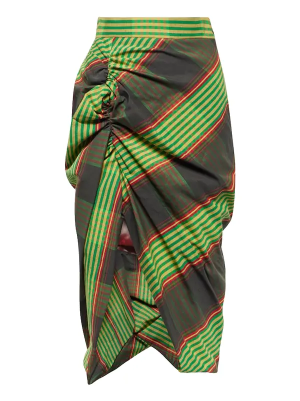 VIVIENNE WESTWOOD Side Panther Midi Skirt - Multicoloured