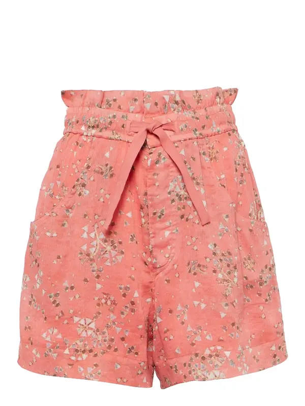 Isabel Marant Étoile Ceyane Floral Cotton And Silk Shorts - Multicoloured