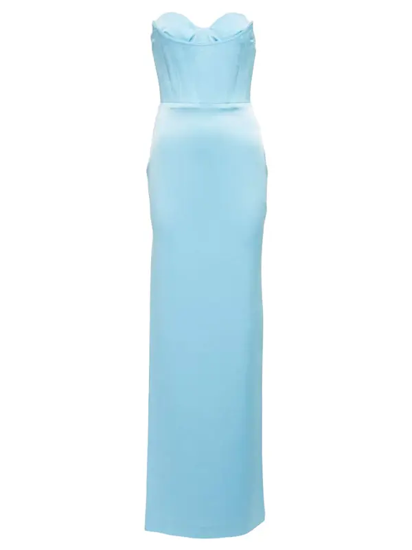 Alex Perry Honore Maxi Dress - Blue
