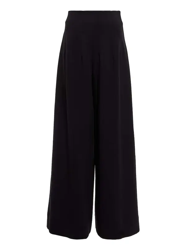 Staud Caleb High-rise Wide-leg Pants - Black