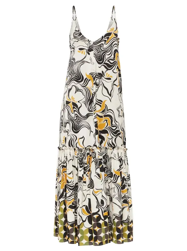 Dries Van Noten Printed Maxi Dress - Multicoloured