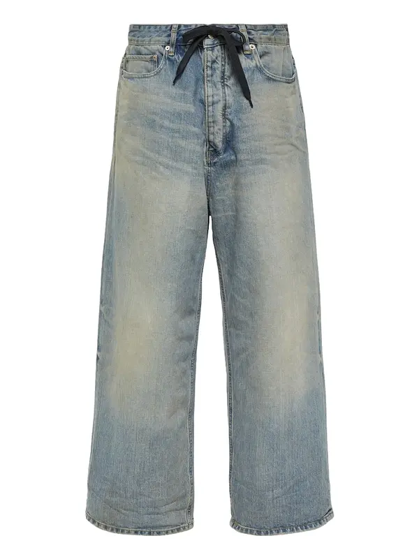 Balenciaga Mid-rise Wide-leg Jeans - Blue