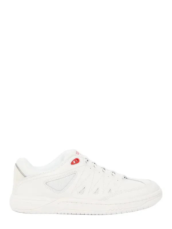 Kenzo Pxt Leather Sneakers - White
