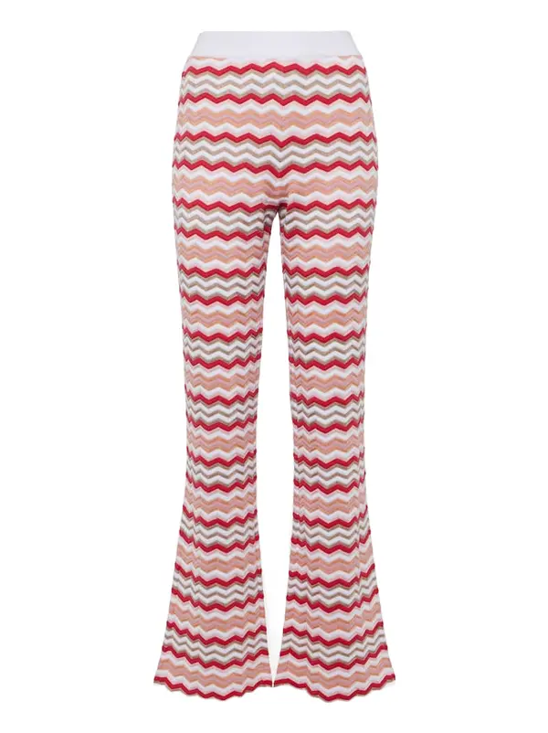 Missoni Zig Zag High-rise Flared Pants - Multicoloured