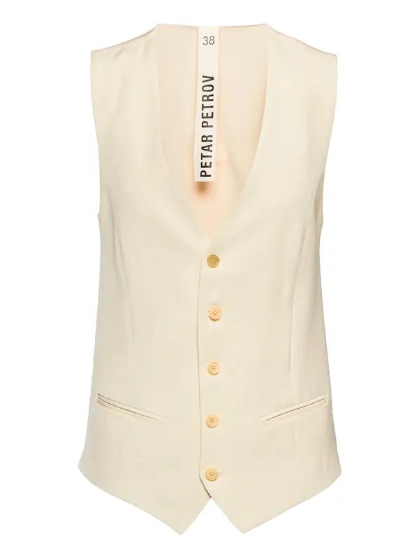 PETAR PETROV Wyck Vest - White