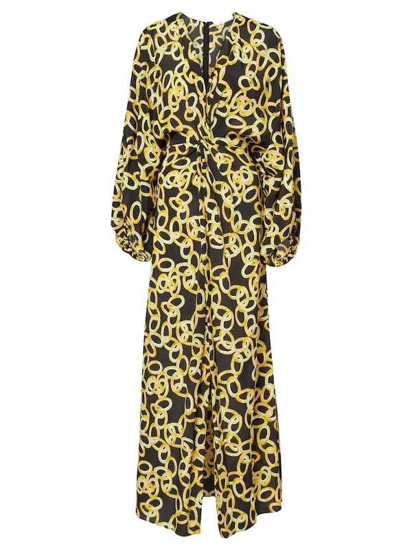 Diane Von Furstenberg Kason Printed Maxi Dress - Multicoloured