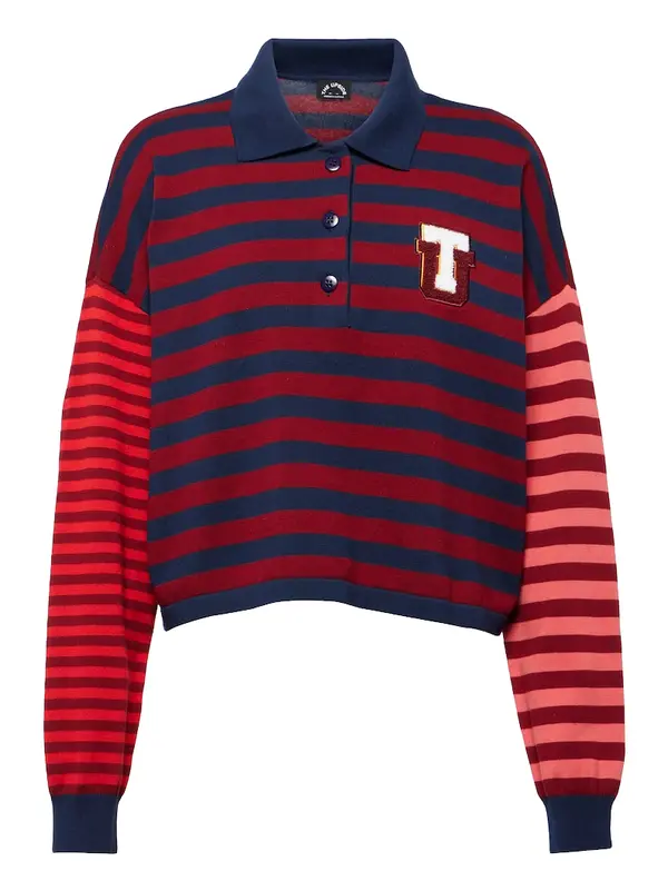 The Upside Bamford Sloane Cotton Polo Sweater - Multicoloured
