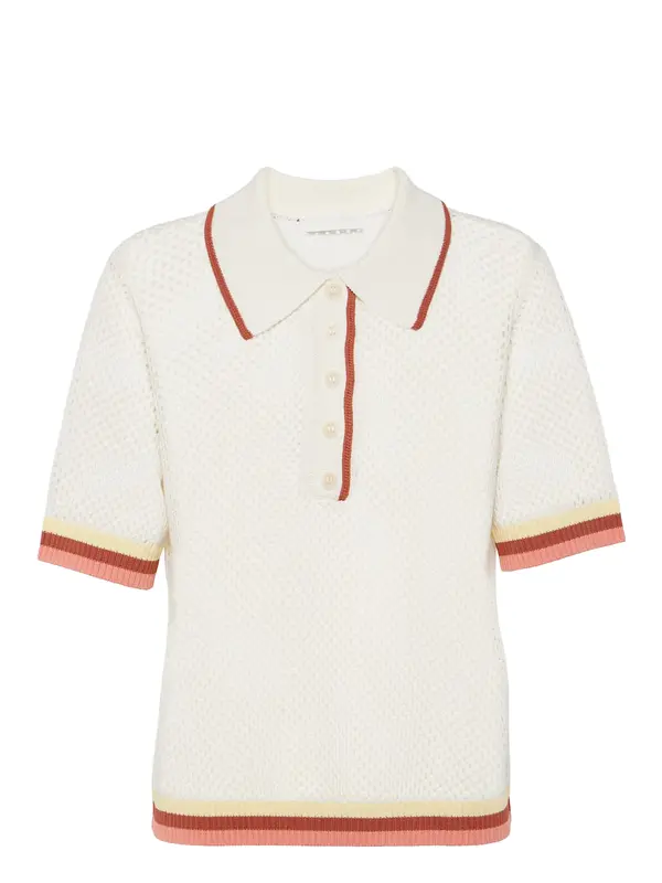 Zimmermann Golden Polo Shirt - Multicoloured